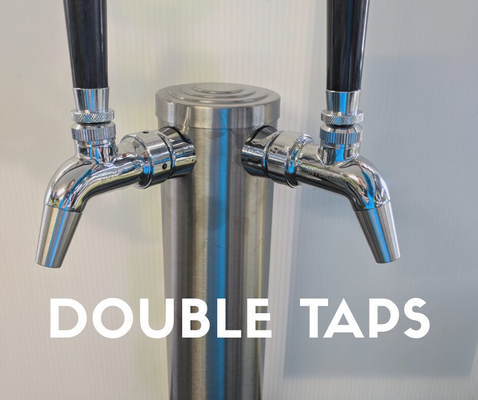 Kegerator Series X- Double Tap, 2 Kegs - Goanna Brewing